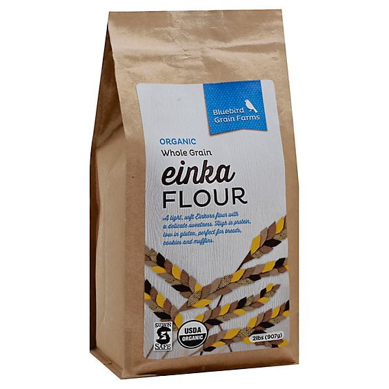 Bluebird Grain Farms Whole Grain Einka Einkorn Flour, 32 oz. - Walmart.com