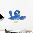 Bluebird Pointing Wall Decal Sticker by Wallmonkeys Vinyl Peel and ...