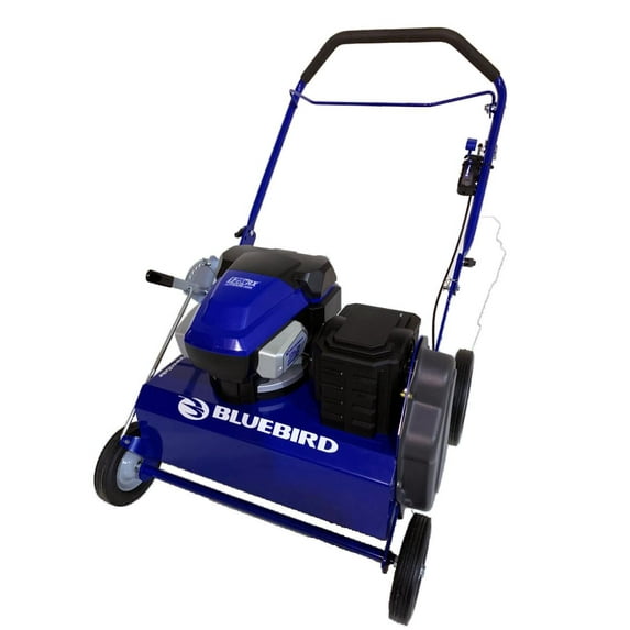 Bluebird Power Rake Dethatcher 18In 125V Li Ion Wheeled Brushless Motor ...