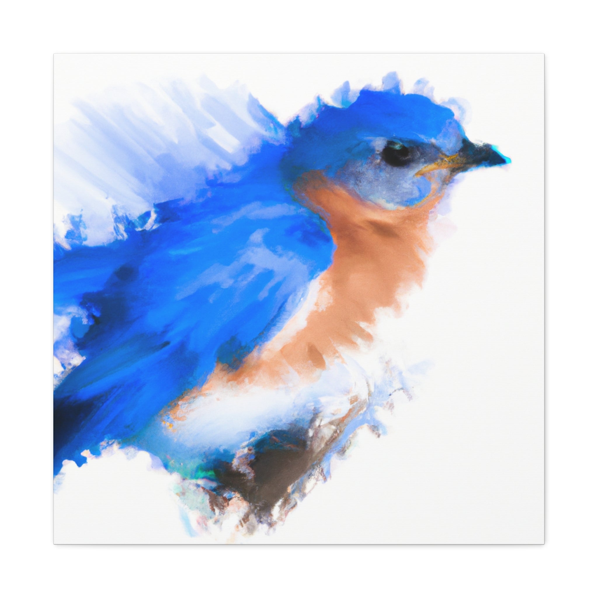 Bluebird's Peaceful Flight - Canvas - Walmart.com