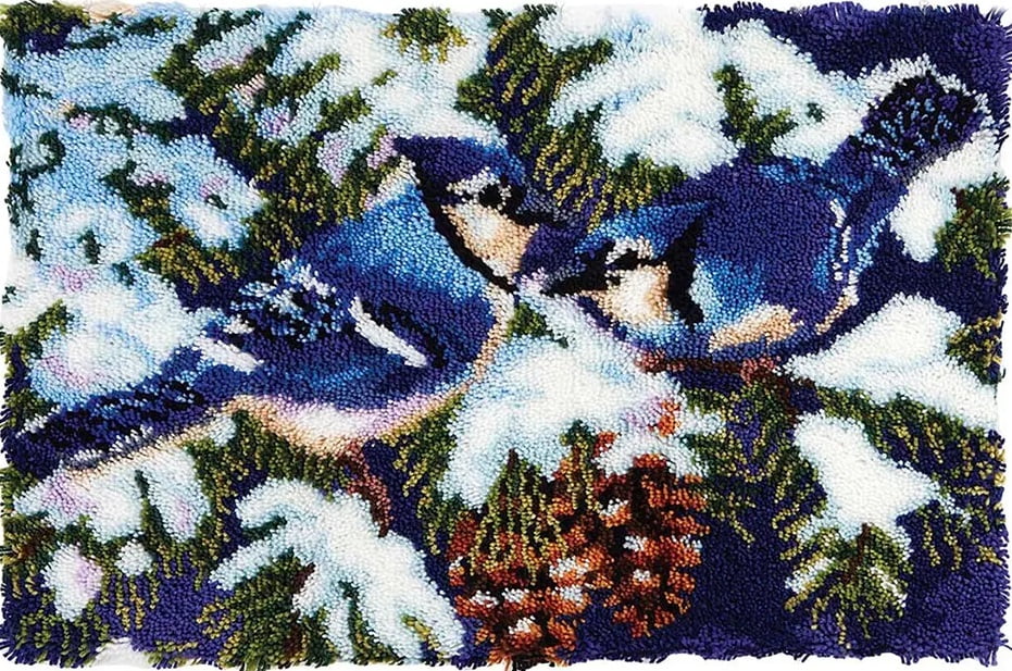 Bluebirds | Rug Making Latch Hooking - Walmart.com