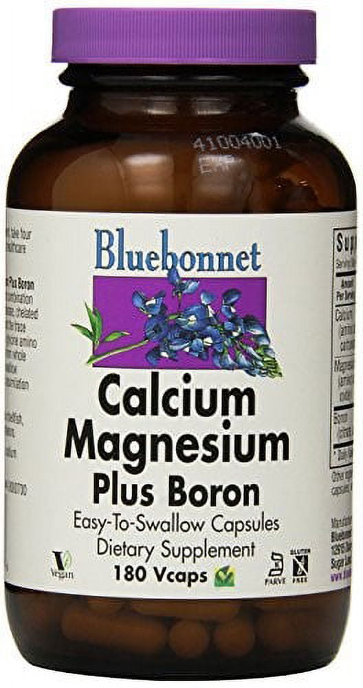 Bluebonnet Calcium Magnesium Plus Boron, 180 Ct - Walmart.com