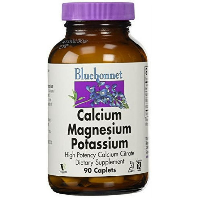Bluebonnet Calcium Magnesium Plus Potassium 90 Ct
