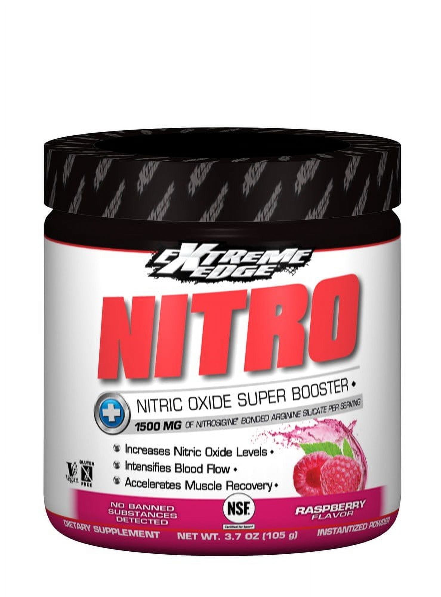 Bluebonnet Extreme Edge Nitro Powder, Raspberry, 3.7 Oz - Walmart.com