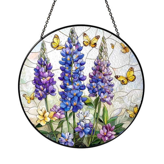 Bluebonnet Flower Field Suncatcher – Window Decor - Walmart.com
