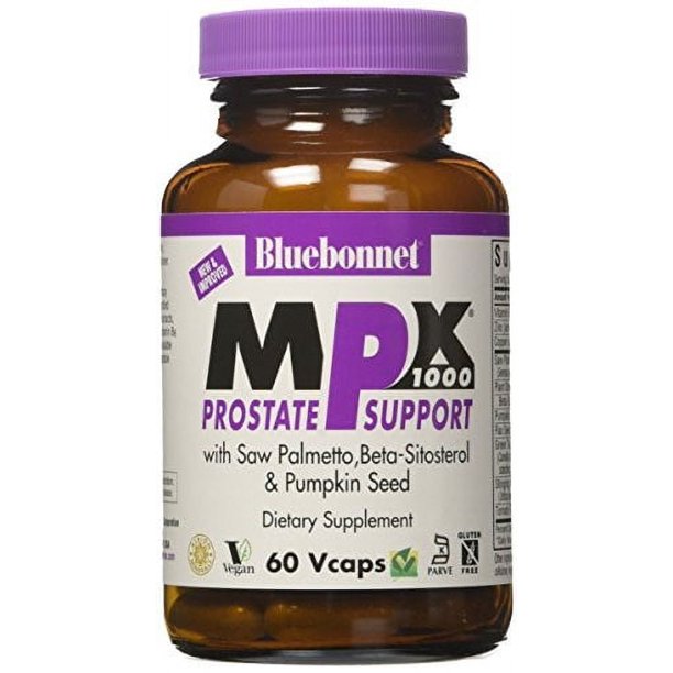 Bluebonnet MPX 1000 Prostate Support, 60 Ct - Walmart Business Supplies