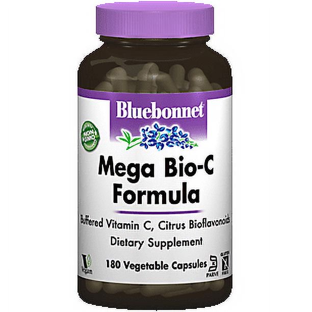 Bluebonnet Mega Bio-C Formula, 180 Ct - Walmart.com