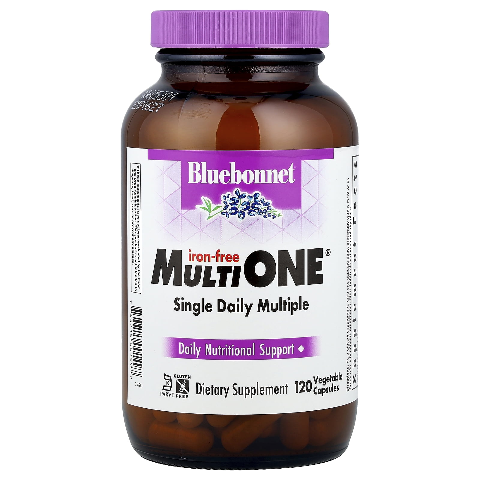 Bluebonnet Multi One, Iron Free, 120 Ct - Walmart.com
