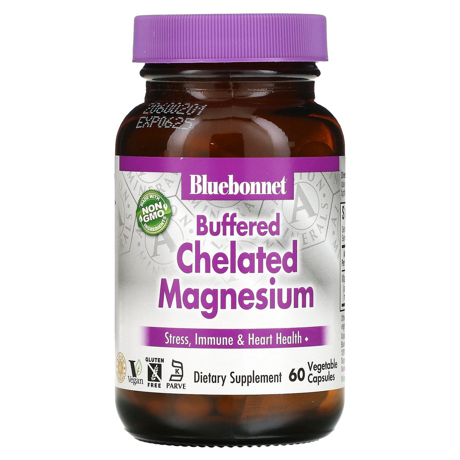 Bluebonnet Nutrition - Buffered Chelated Magnesium - 60 Vegetable ...