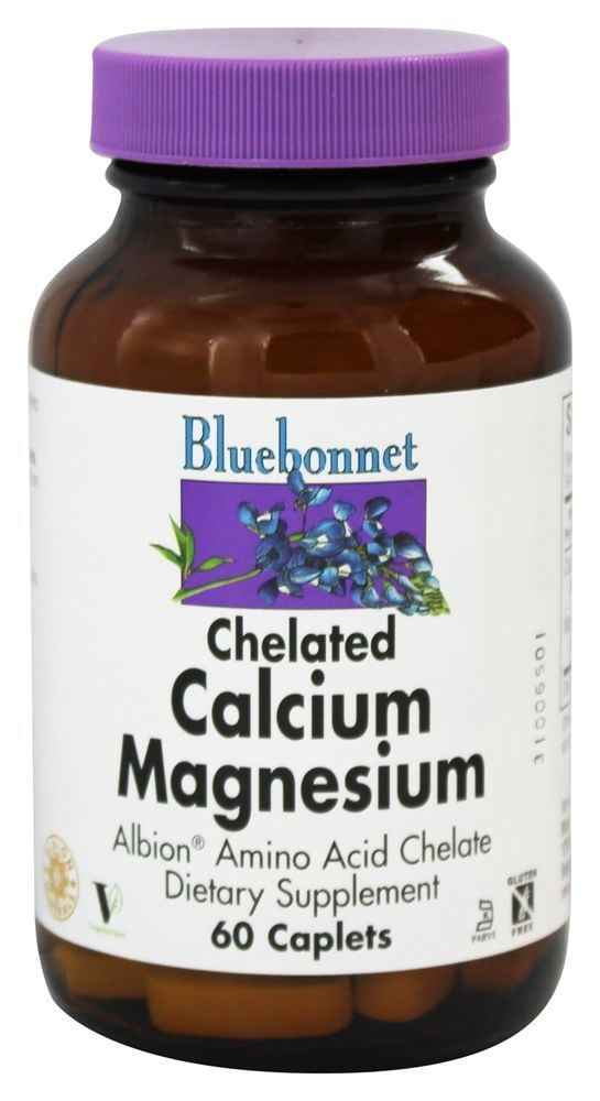 Bluebonnet Nutrition - Chelated Calcium Magnesium - 60 Caplets ...