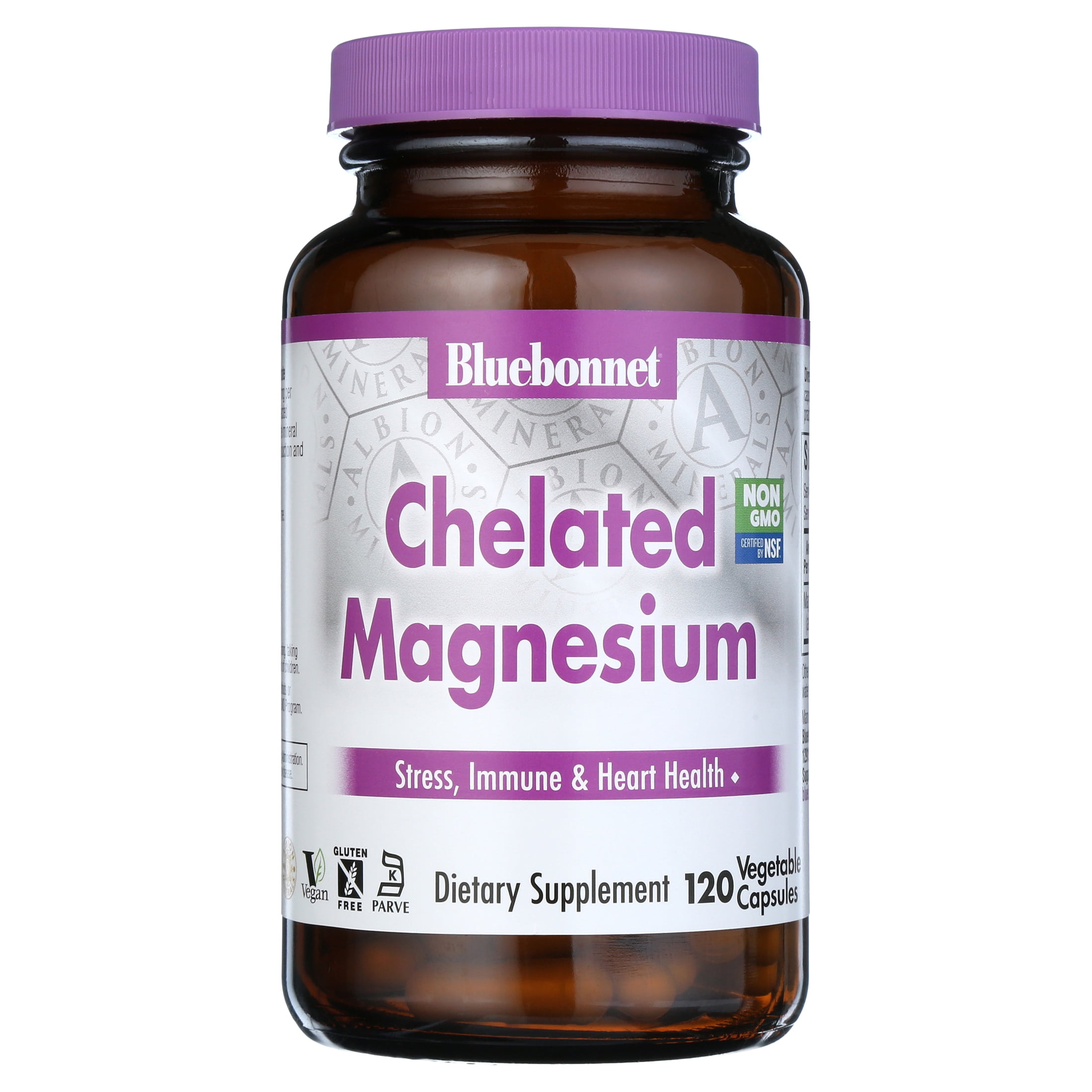 Bluebonnet Nutrition - High Absorption Glycinate Chelated Magnesium ...
