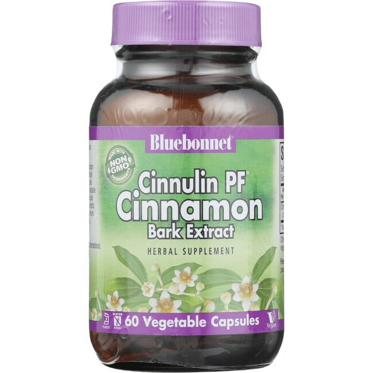 Bluebonnet Nutrition Cinnulin PF Cinnamon Bark Extract 60 Veggie Caps ...