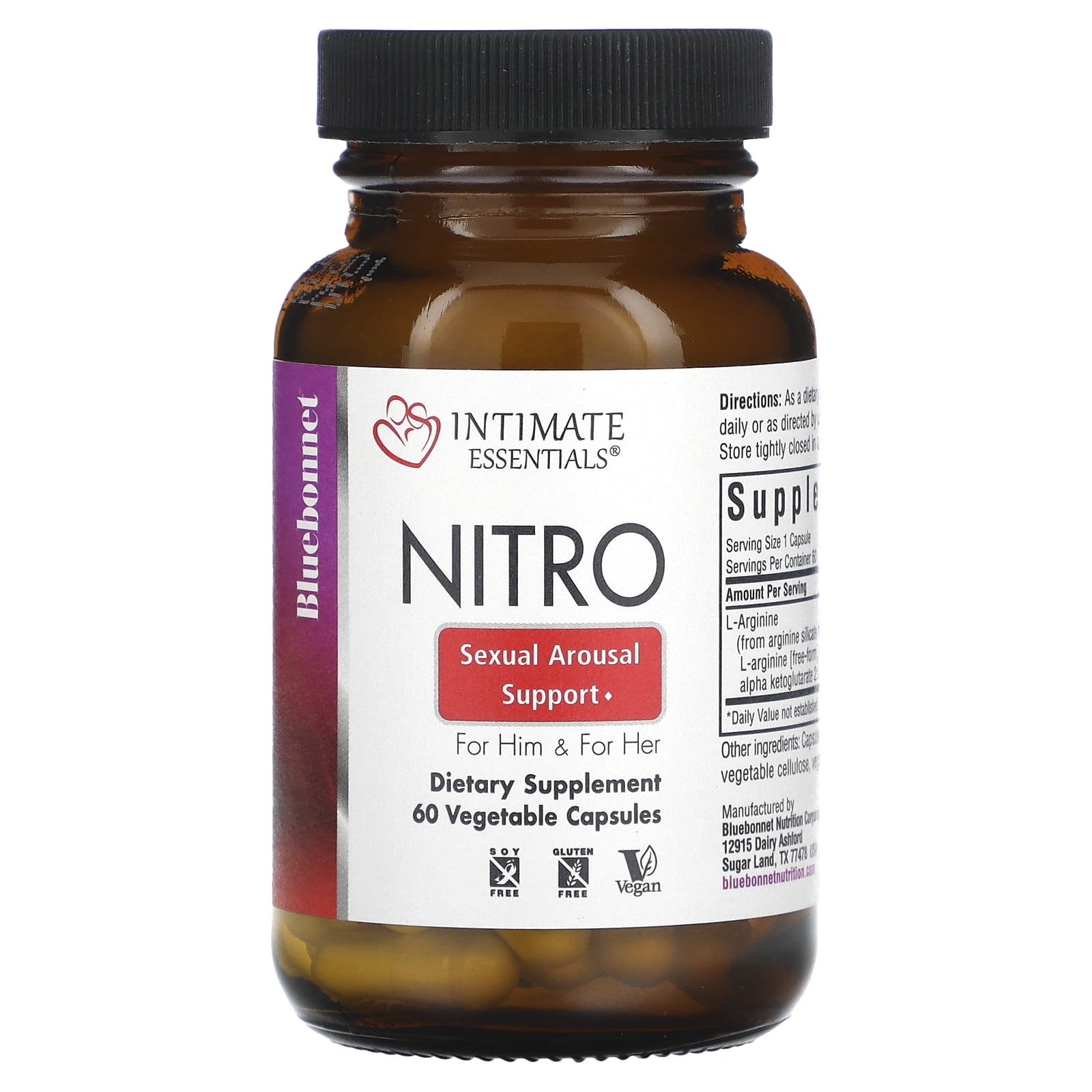 Bluebonnet Nutrition Intimate Essentials, Nitro, For Him & For Her, 300 ...