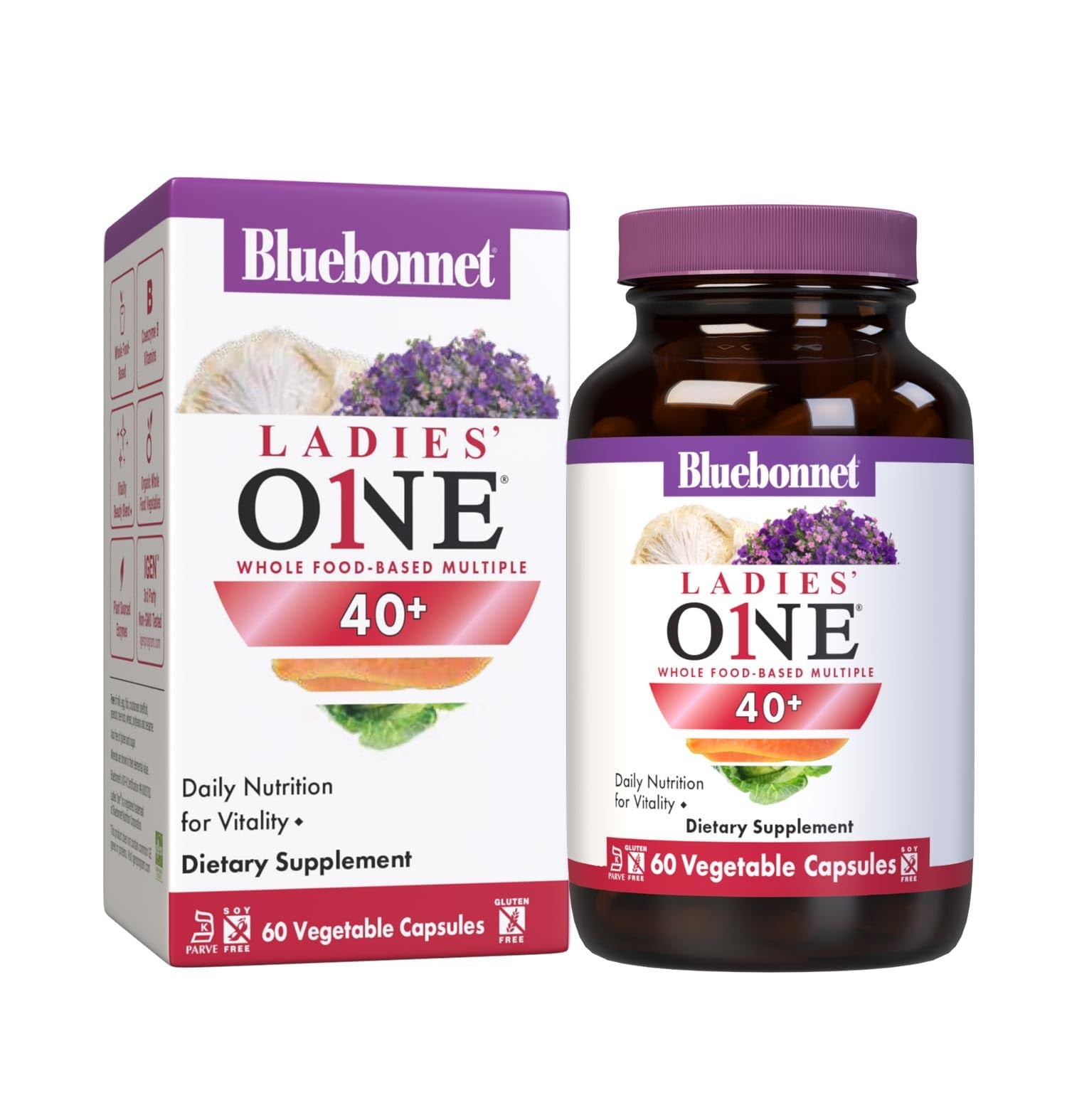 Bluebonnet Ladies’ ONE 40+ Whole Food Multivitamin, 60 Days - Walmart.com