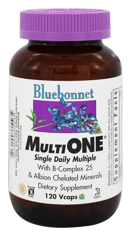 Bluebonnet Nutrition - Multi One - 120 Vegetarian Capsules - Walmart.com