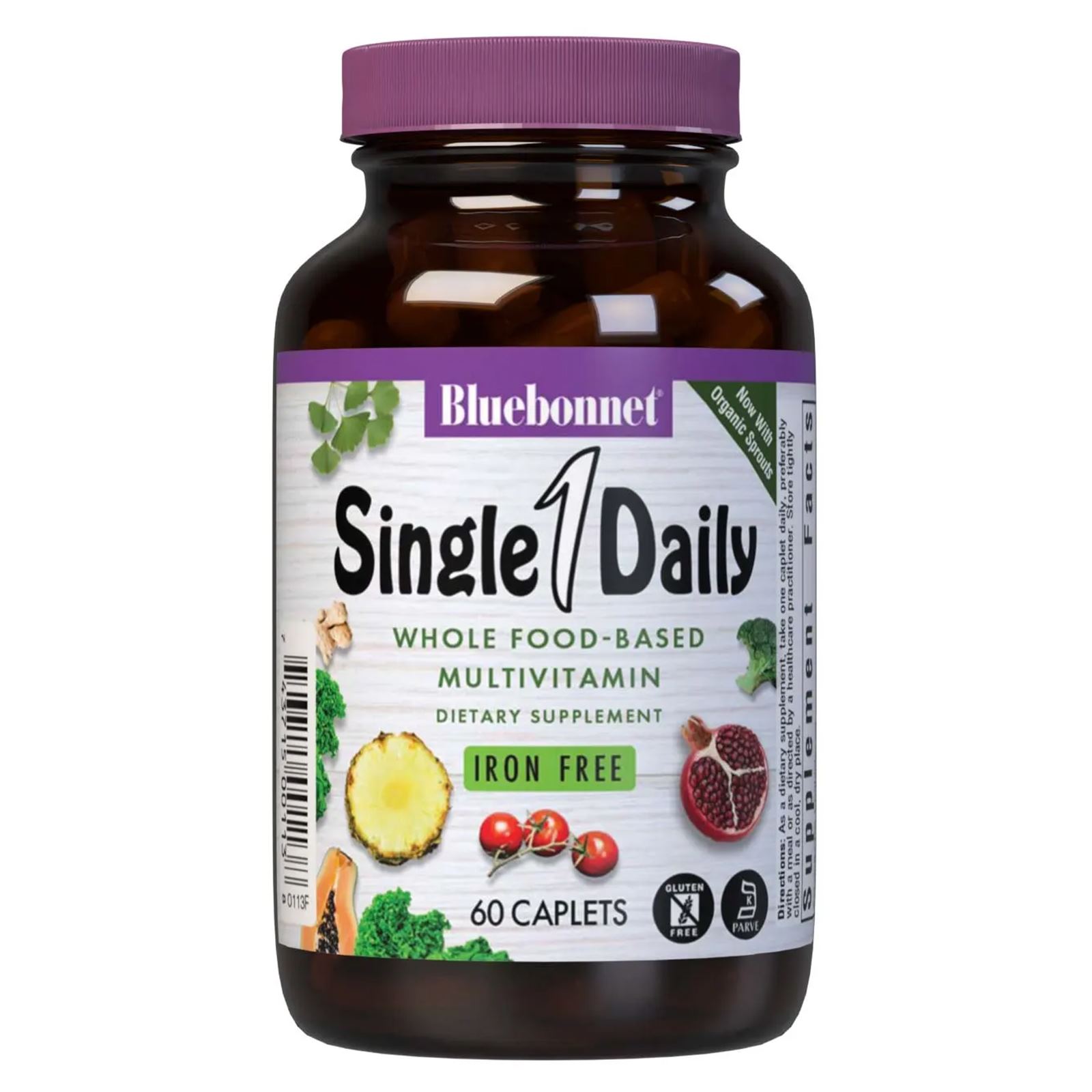 Bluebonnet Nutrition - Super Earth Single Daily Multiple Iron Free - 60 ...