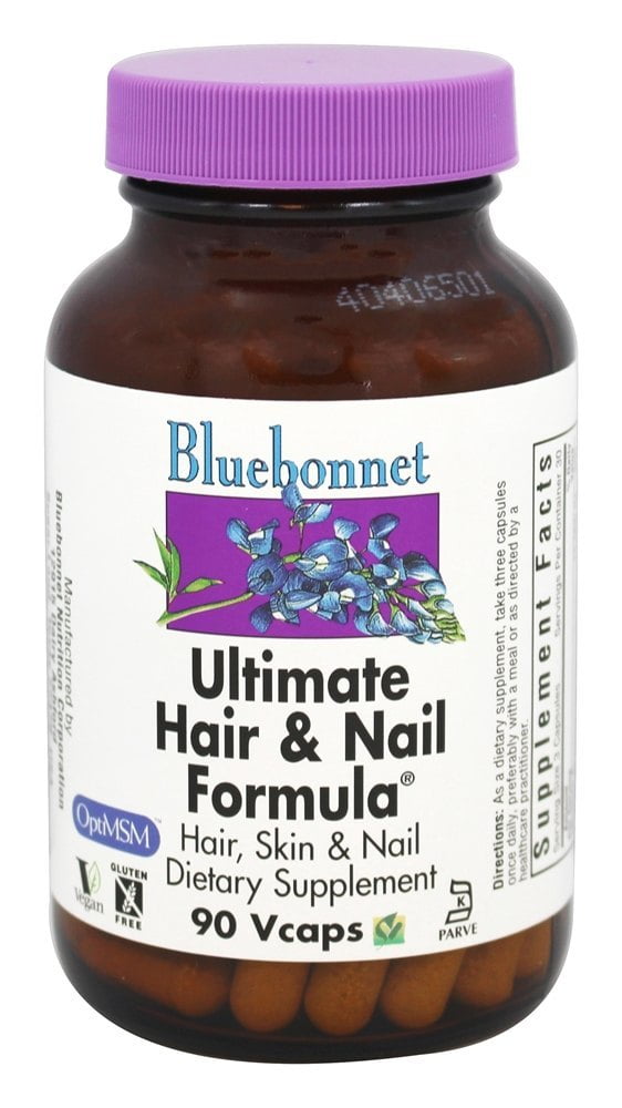 Bluebonnet Nutrition Ultimate Hair & Nail Growth Supplement - 90 ...