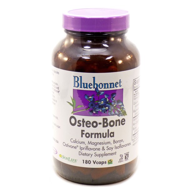Bluebonnet Osteo-Bone Formula 180 Vegetarian Capsules - Walmart ...