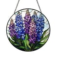 Bluebonnet Spring Bloom Window Suncatcher with Stained Glass Look ...