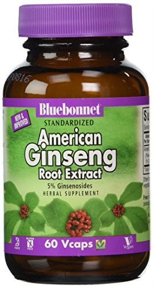 Bluebonnet Standardized American Ginseng Root Extract, 60 Ct - Walmart.com