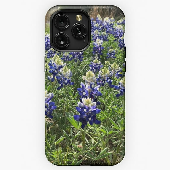 Bluebonnets Texas State Flower Design iPhone Case 17 11 12 13 14 15 16 ...