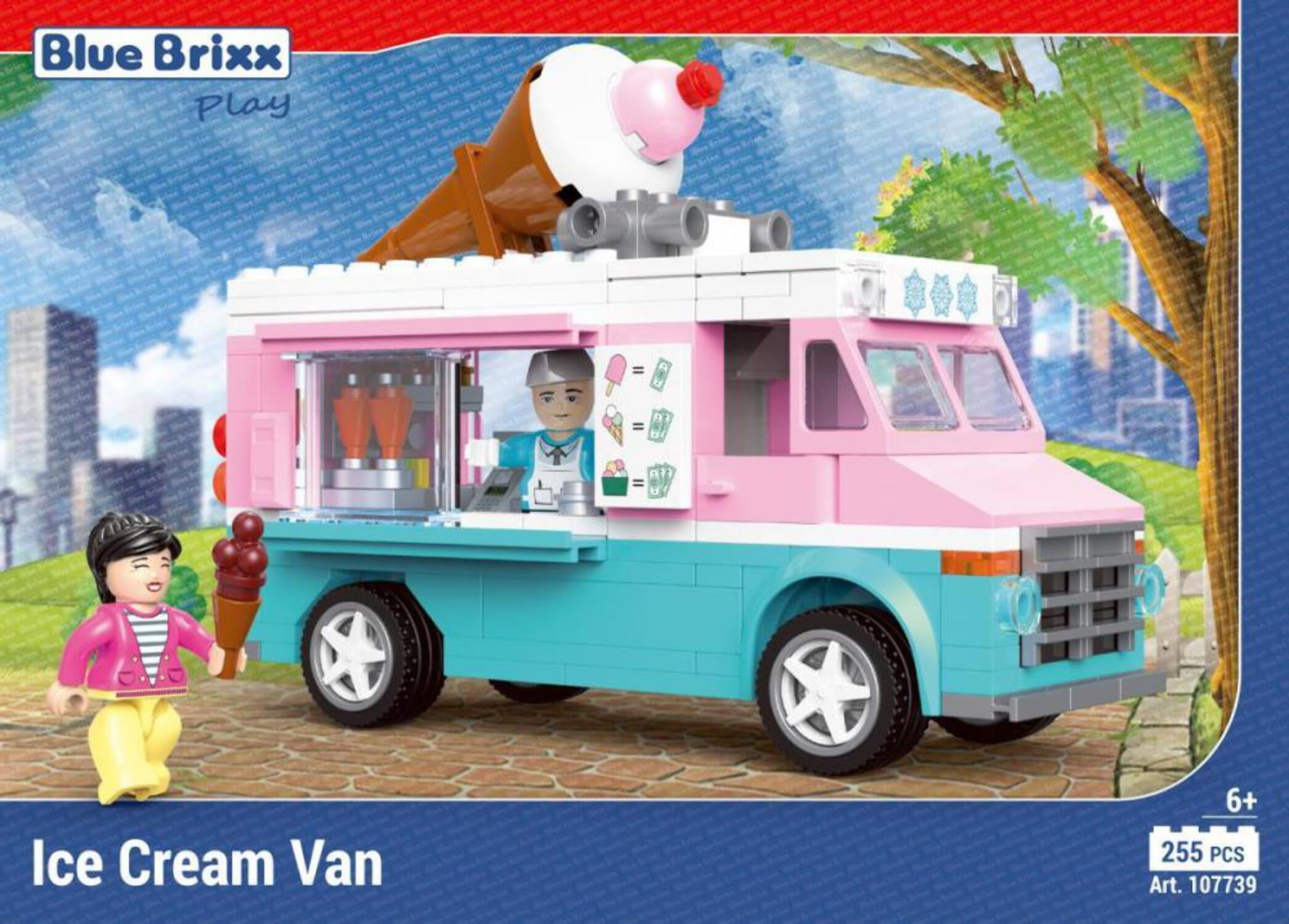 Bluebrixx Ice Cream Van Set 107739 - Walmart.com