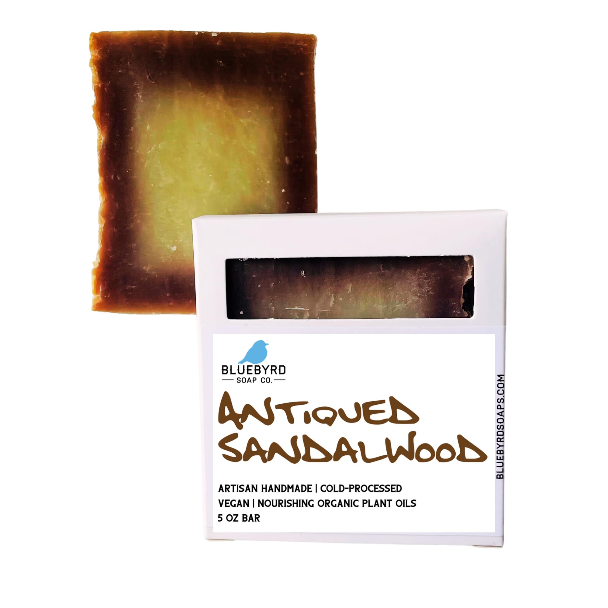 Bluebyrd Soap Co. Antiqued Sandalwood HYZ01 Mens Soap Creamy Rich ...