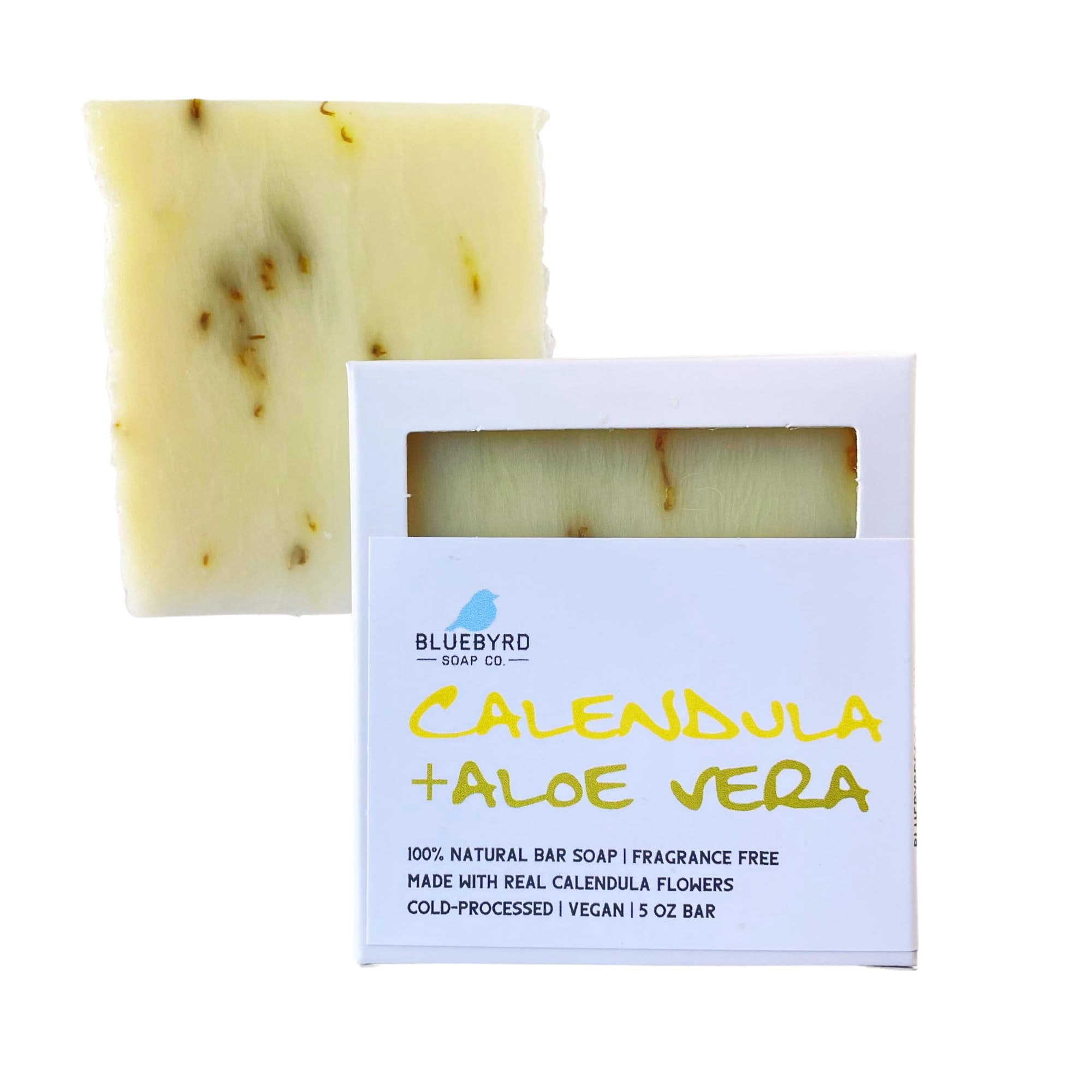 Bluebyrd Soap Co. Calendula CCF19 + Aloe Vera Soap Fragrance Free ...