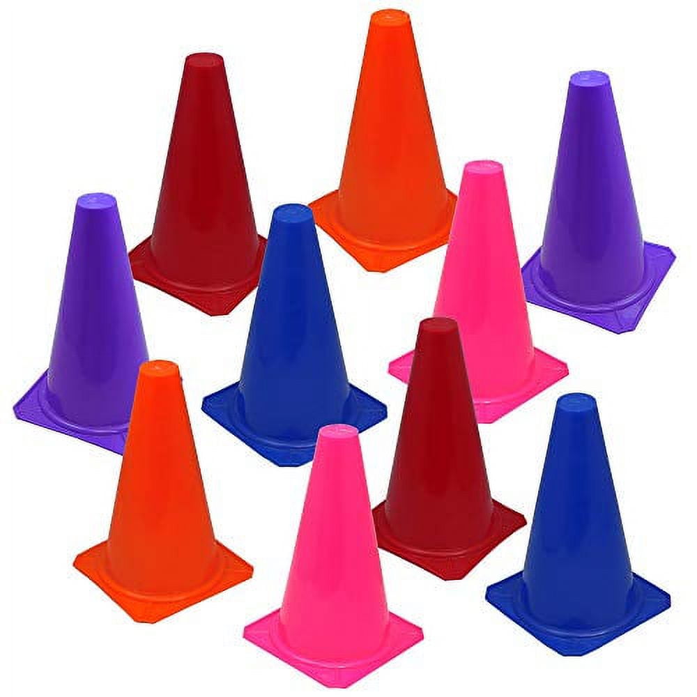 Bluedot Trading 9" Cones for Speed & Agility Sports Equipment, Soccer ...