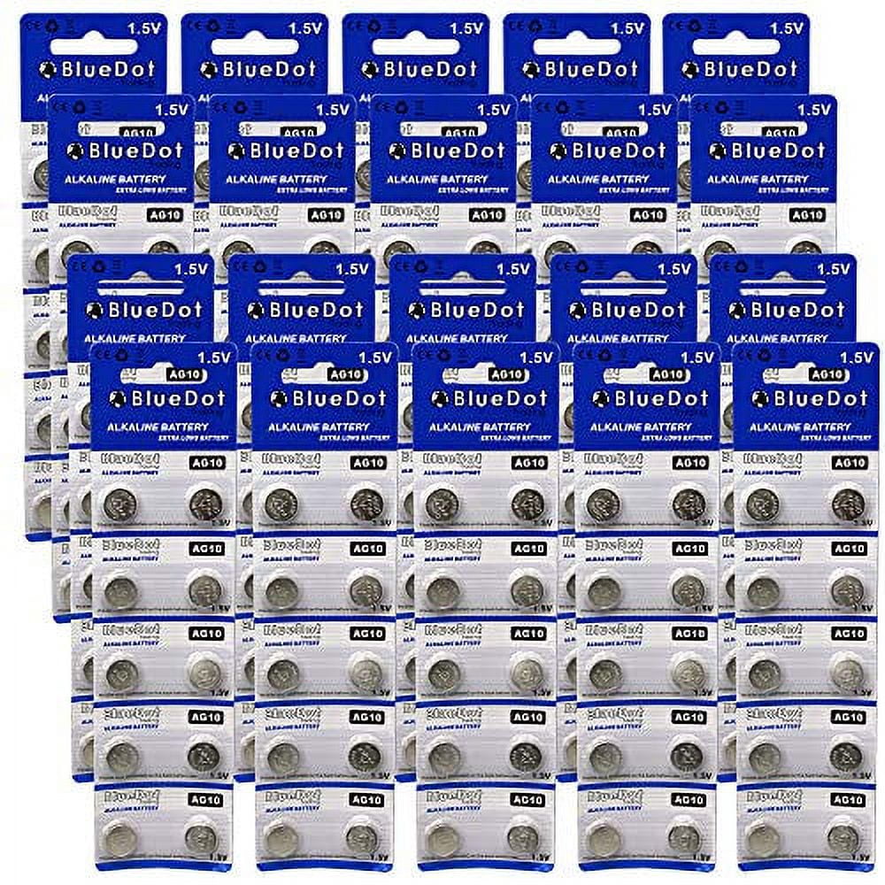 Bluedot Trading AG10 LR1130 LR54 1.5V Alkaline Coin Cell Batteries ...