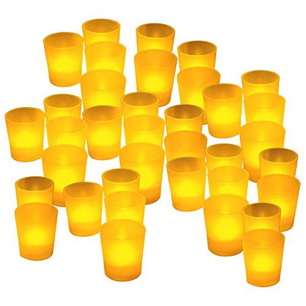 Bluedot Trading Battery-Operated Safe Flameless LED Flickering Votive ...