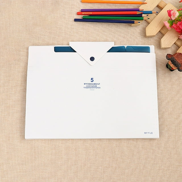 Blueek A4 Accordion File Folder Organizer, Expandable Multi-Pocket ...