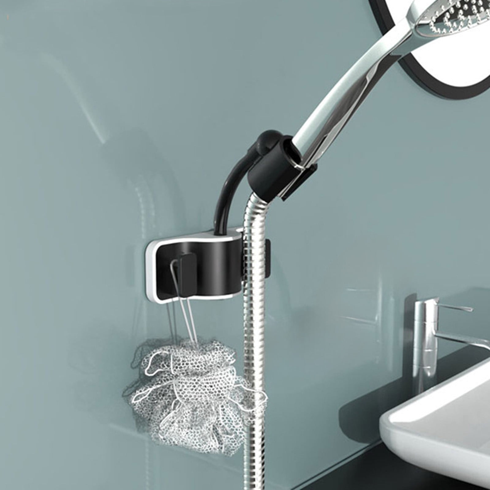Blueek Adjustable Shower Bracket - Universal No-Punch Installation for ...