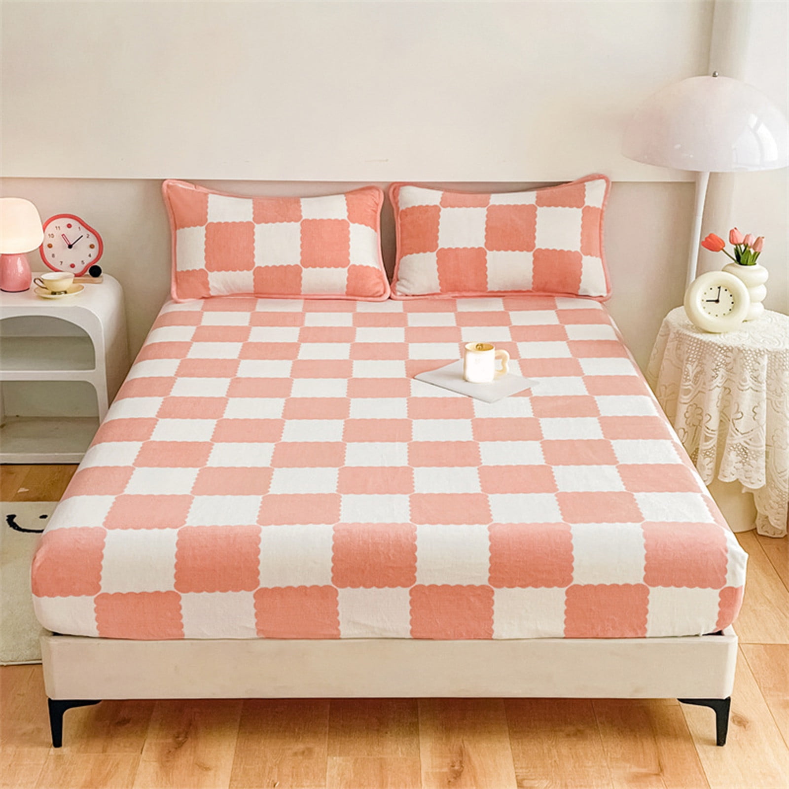 Blueek Chessboard Style Waterproof Mattress Protector, Twin Size ...