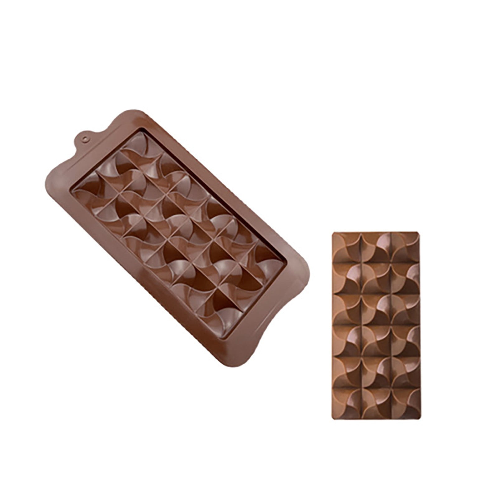 Blueek Chocolate Molds Silicone - Non-Stick Chocolate Molds, Food Grade ...