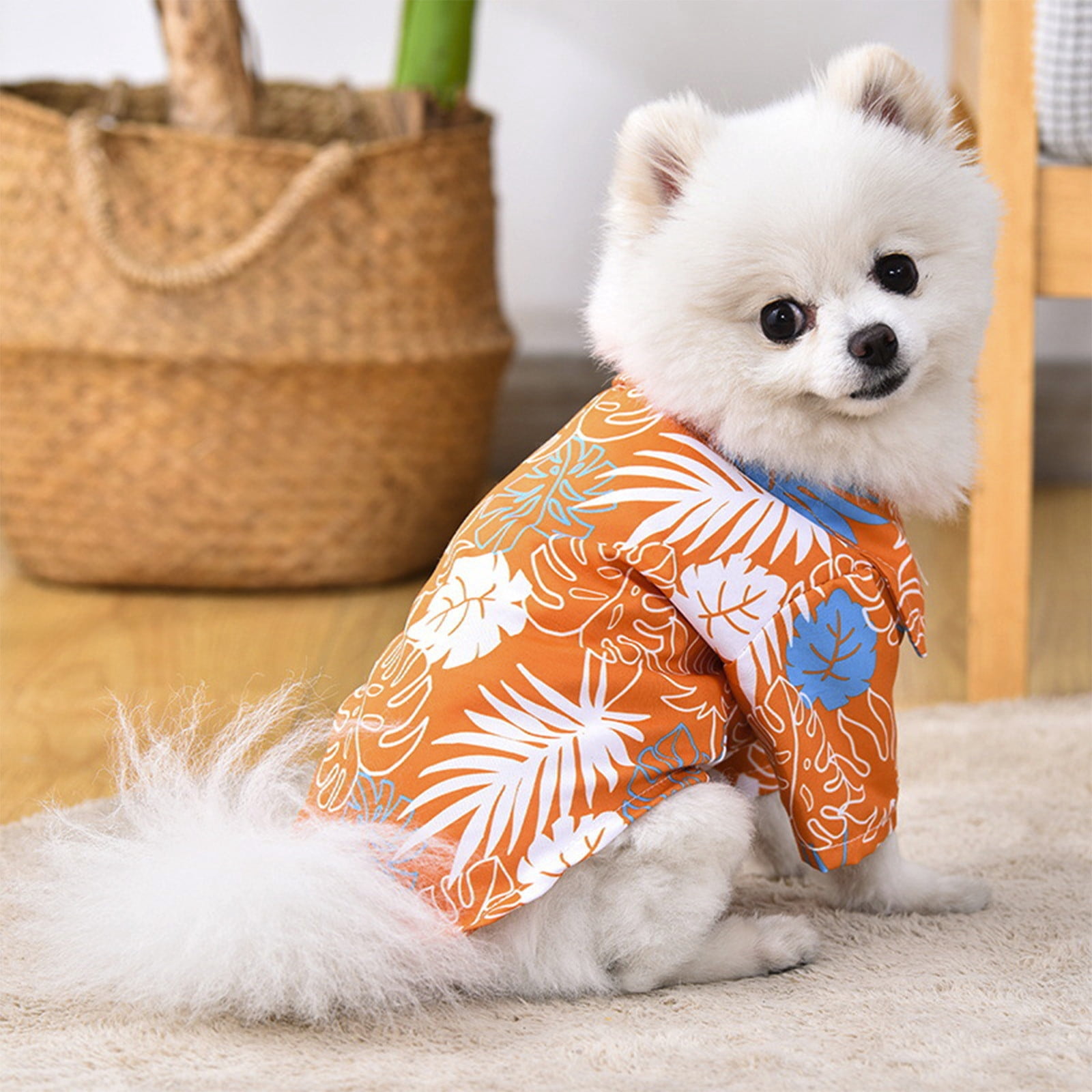 Blueek Dog Hawaiian Shirt - Stylish Summer Pet Apparel for Small ...