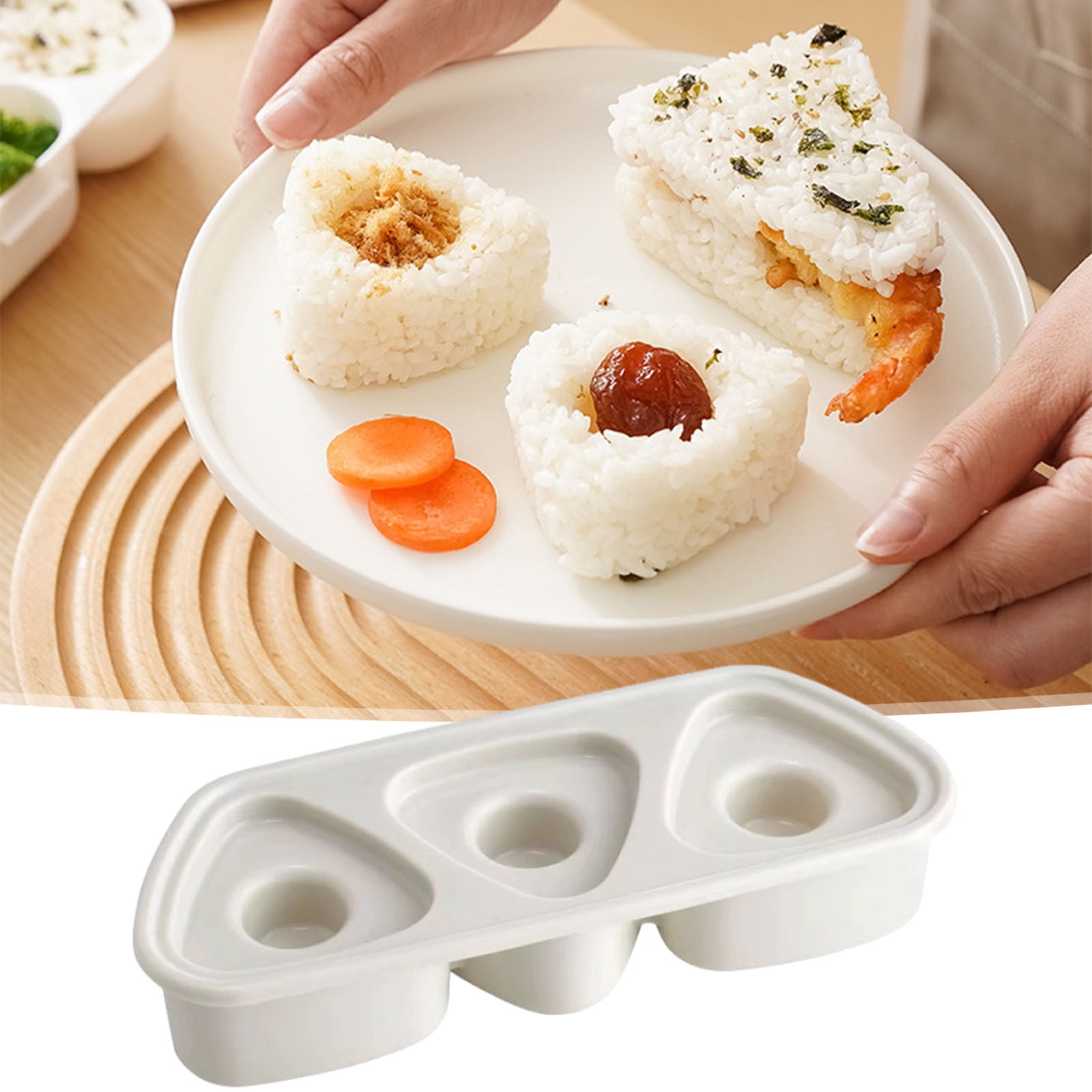 Blueek Onigiri Mold Triangle Rice Ball Mold, Multifunctional Onigiri ...
