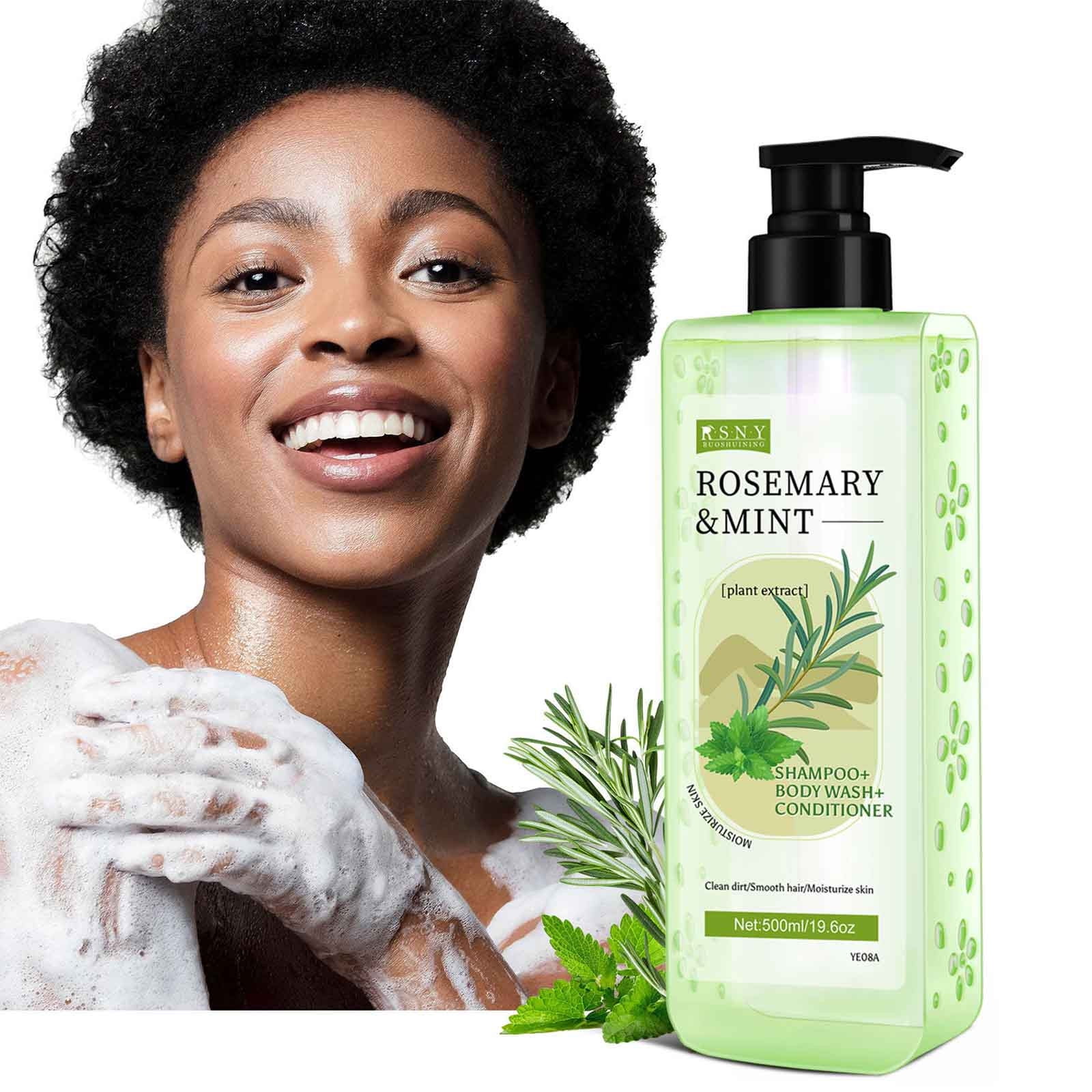 Blueek Rosemarys Mint 3 In 1 Shampoo And Conditioner And Body Wash ...