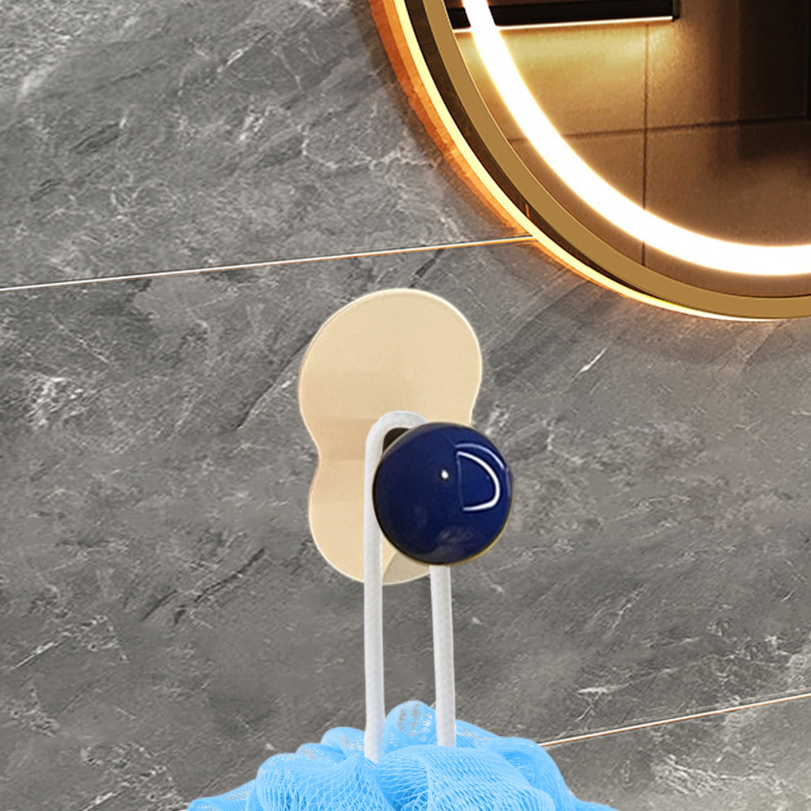 Blueek "Versatile Home Plastic Hooks - No Punch, Strong Load Bearing ...