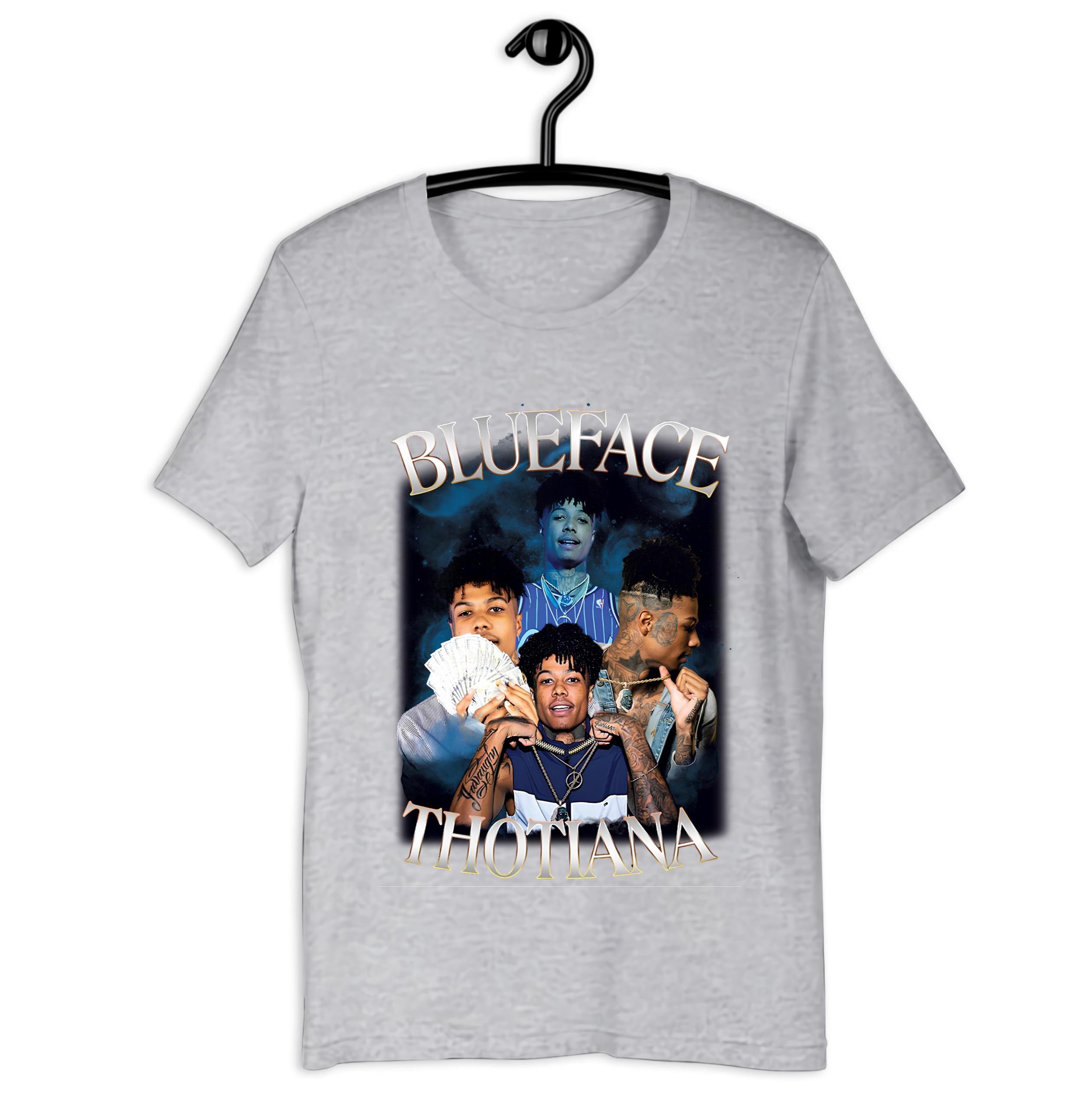 Blueface Thotiana T-shirt Merch Rapper - Walmart.com