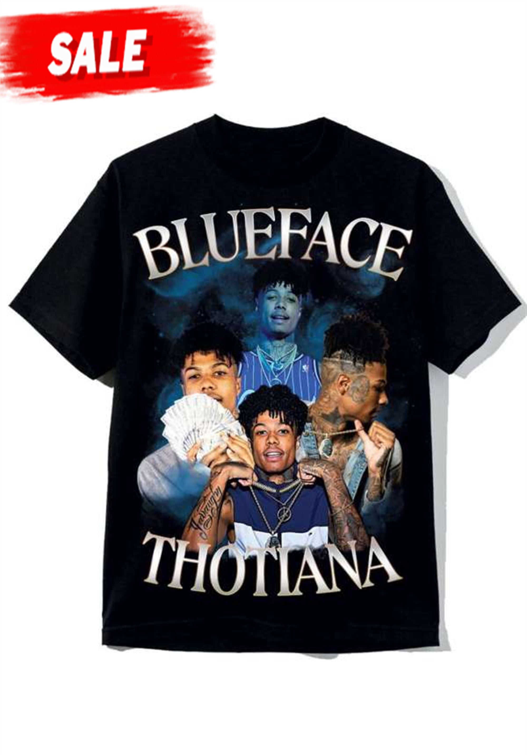 Blueface Thotiana T-shirt Merch Rapper - Walmart.com