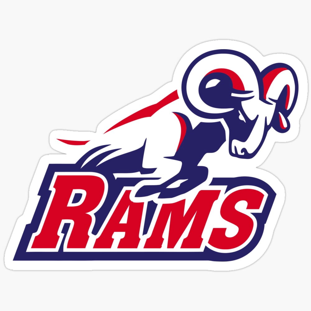 Bluefield Rams Sticker Phone Decal Water Bottle Stickers Car Decals ...