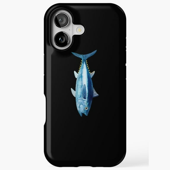 Bluefin Tuna Ocean Fish Art Angler iPhone Tough Case 11 12 13 14 15 17 ...