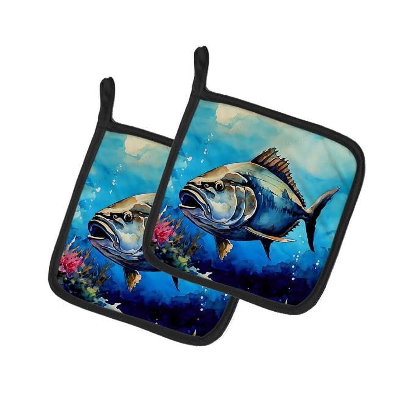 Bluefin Tuna Pair of Pot Holders - Walmart.com