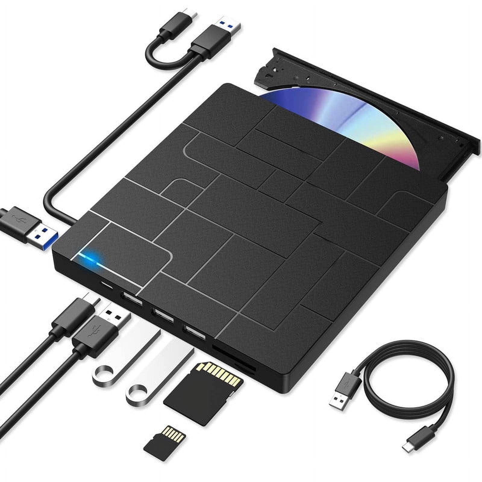 BlueFire USB 3.0 Type-C External CD/DVD Optical Drive - Walmart.com