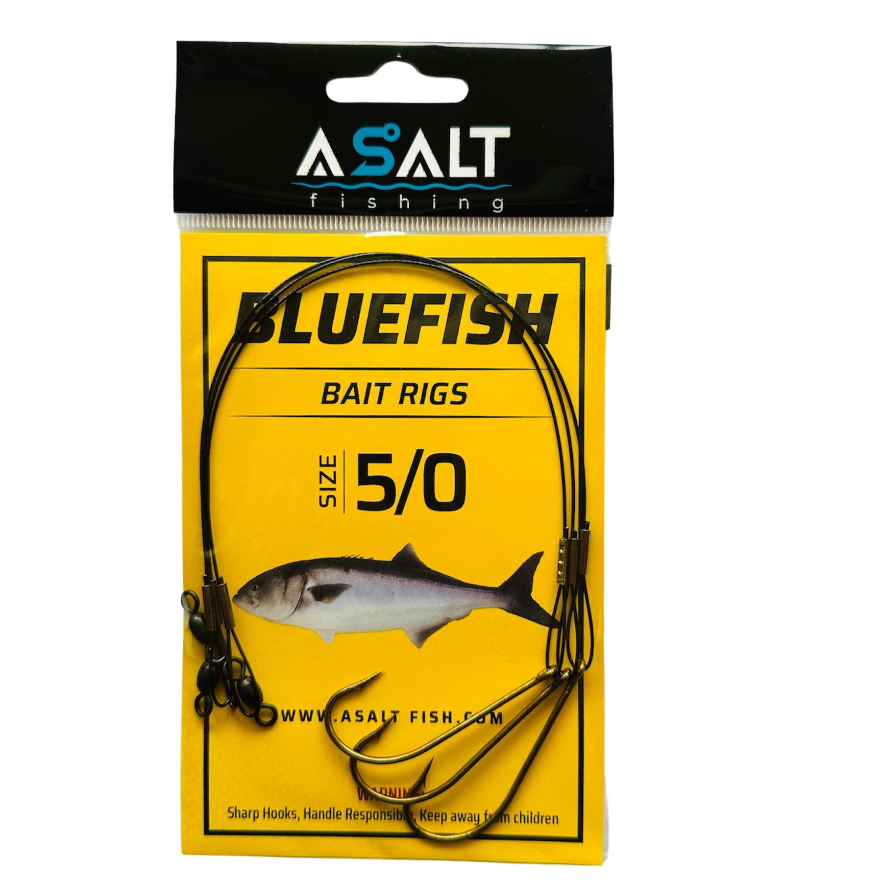 Asalt Fishing Bluefish Bait Rigs Size 5/0 - Walmart.com