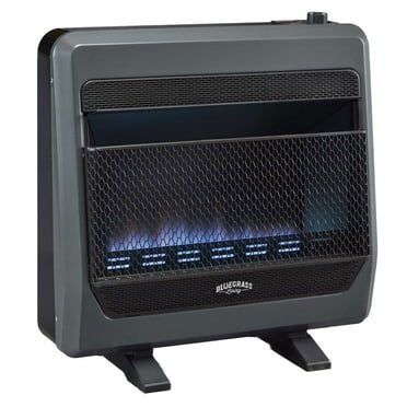 Hearth Sense Ventless Dual Fuel Heater, 30,000 BTU with T-Stat Control ...
