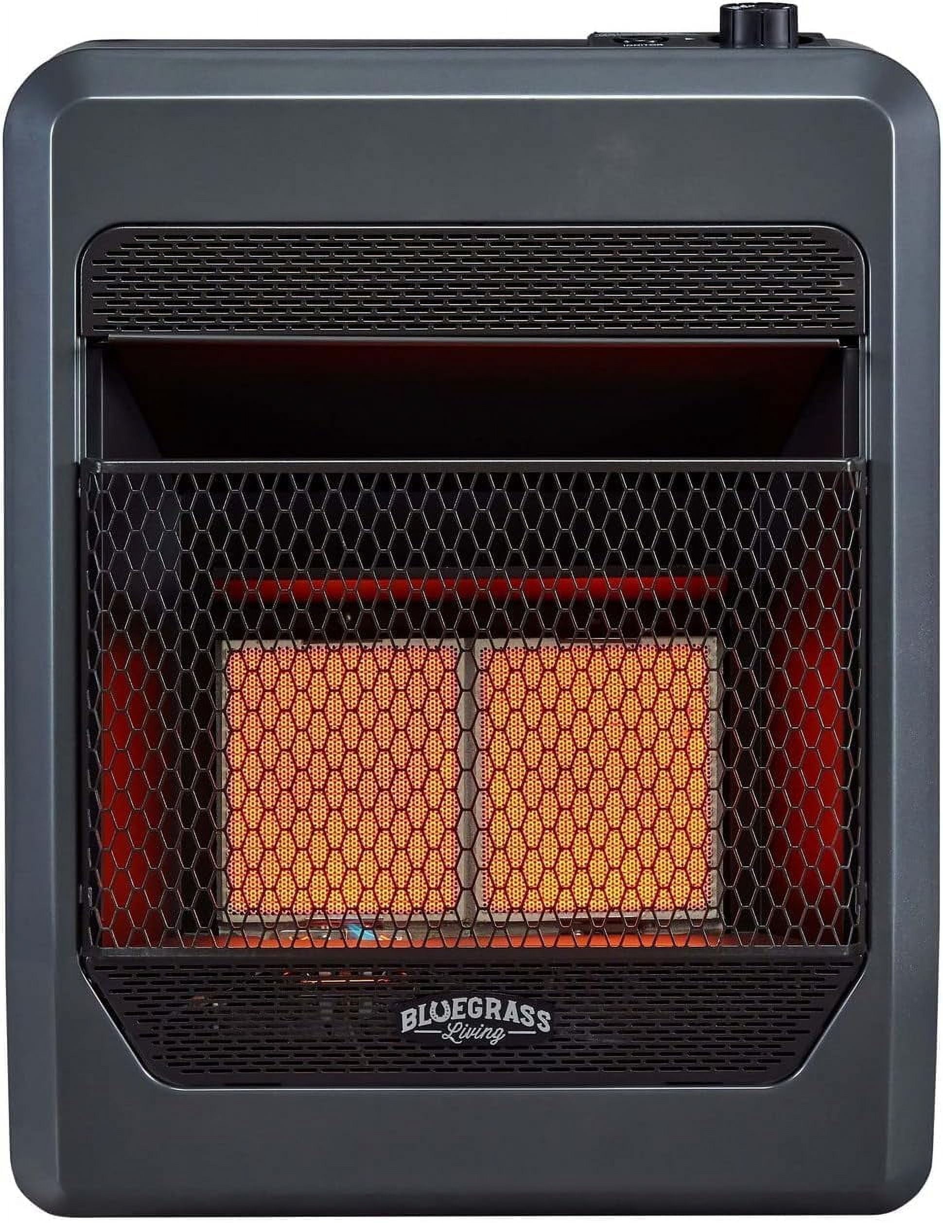 Bluegrass Living 18,000 BTU Liquid Propane Infrared Space Heater with ...