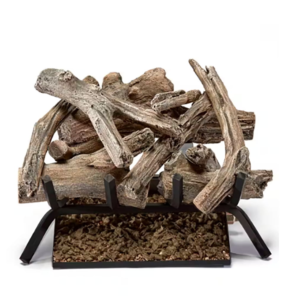Bluegrass Living Vented Natural Gas Fireplace Log Set - 18 in ...