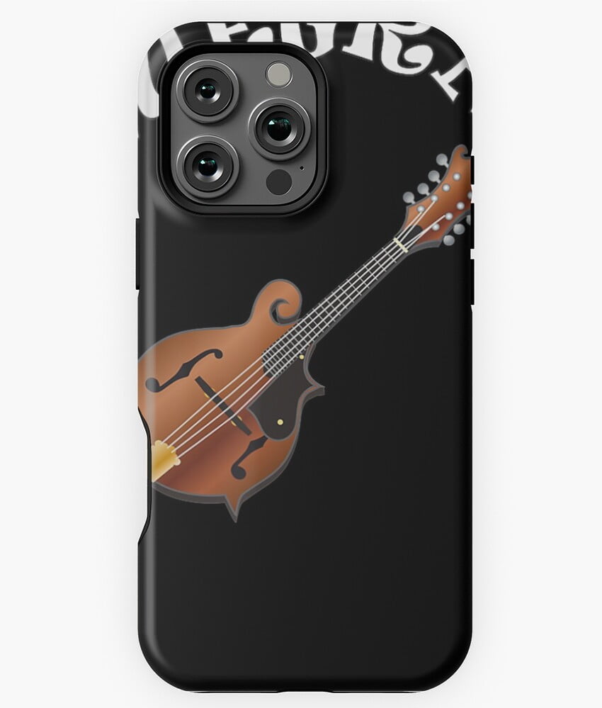 Bluegrass Mandolin String Instrument Phone Case for iPhone 16 15 14 13 ...